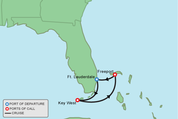 3 Night Key West & Bahamas on Celebrity Reflection | Delta Cruises